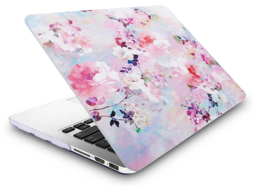 Macbook Case with US/CA Keyboard Cover' Package | Floral Collection ...