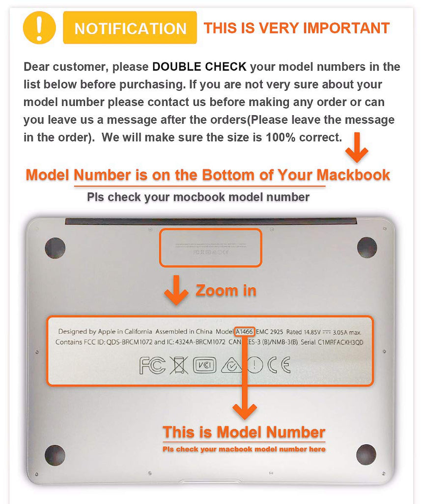 Macbook Case with US/CA Keyboard Cover' and Screen Protector Package ...