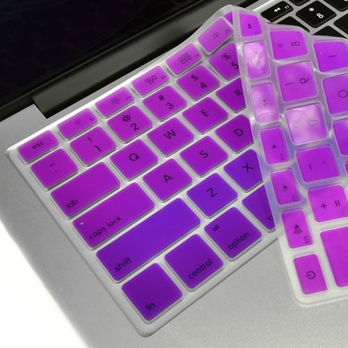 Macbook Ultra-Thin Keyboard Cover - Faded Ombre Purple & Deep Purple ...