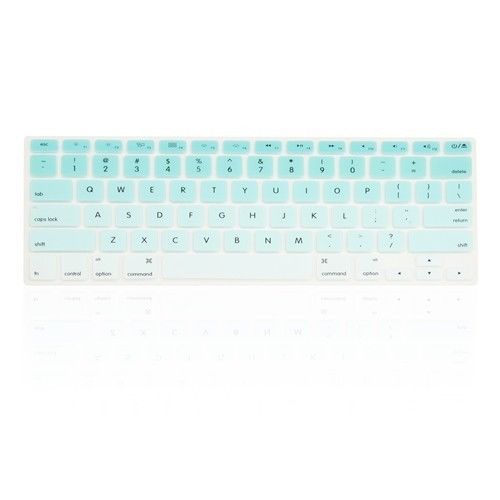 Macbook Ultra-Thin Keyboard Cover - Faded Ombre Tiffany Blue (US/CA ...